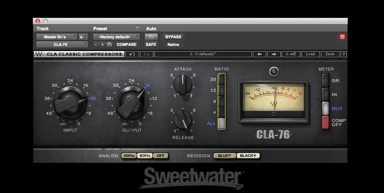 Waves CLA-76 Compressor / Limiter Plug-in | Sweetwater.com