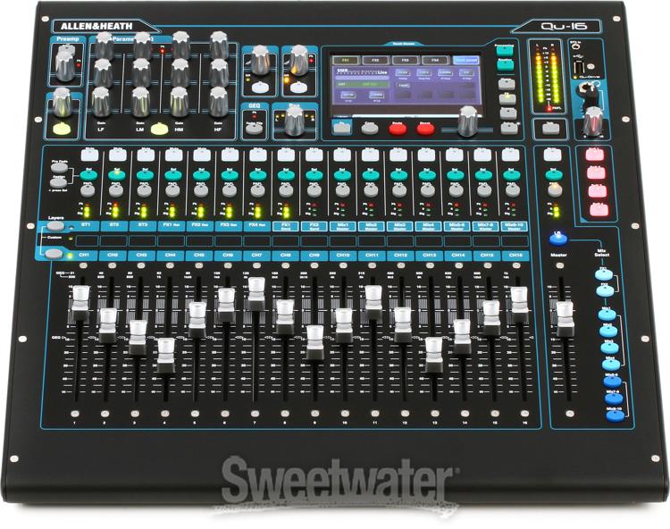 Allen & Heath Qu-16 Chrome Edition | Sweetwater.com