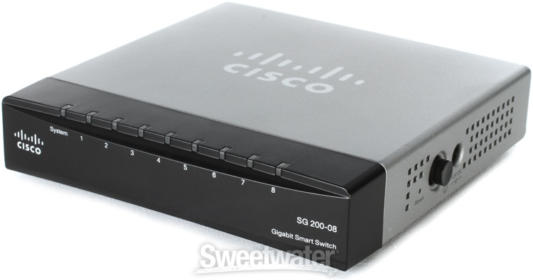 Cisco SG200-08 8-Port Gigabit Smart Switch | Sweetwater.com